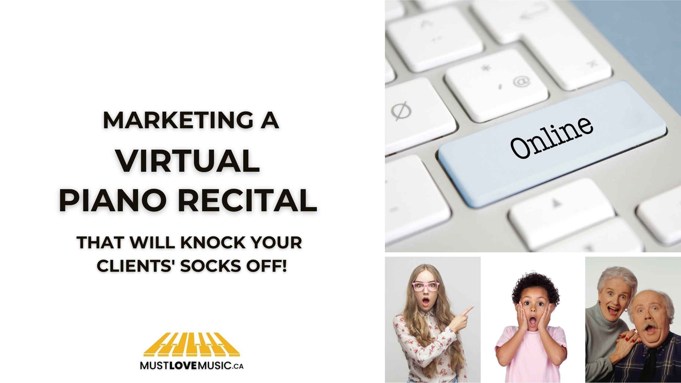 Marketing a Virtual Recital That Will Knock Your Clients Socks Off