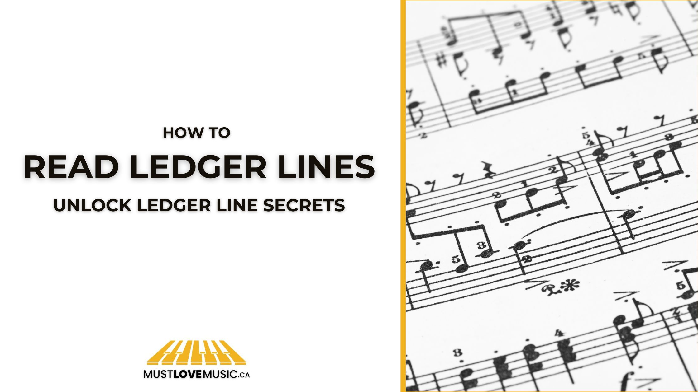 How to Read Ledger Lines in the Middle of the Staff